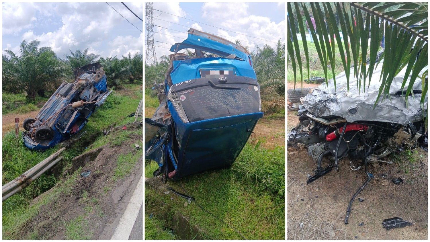 Family Among Four Killed in Five-Vehicle Crash Near Renggam Prison